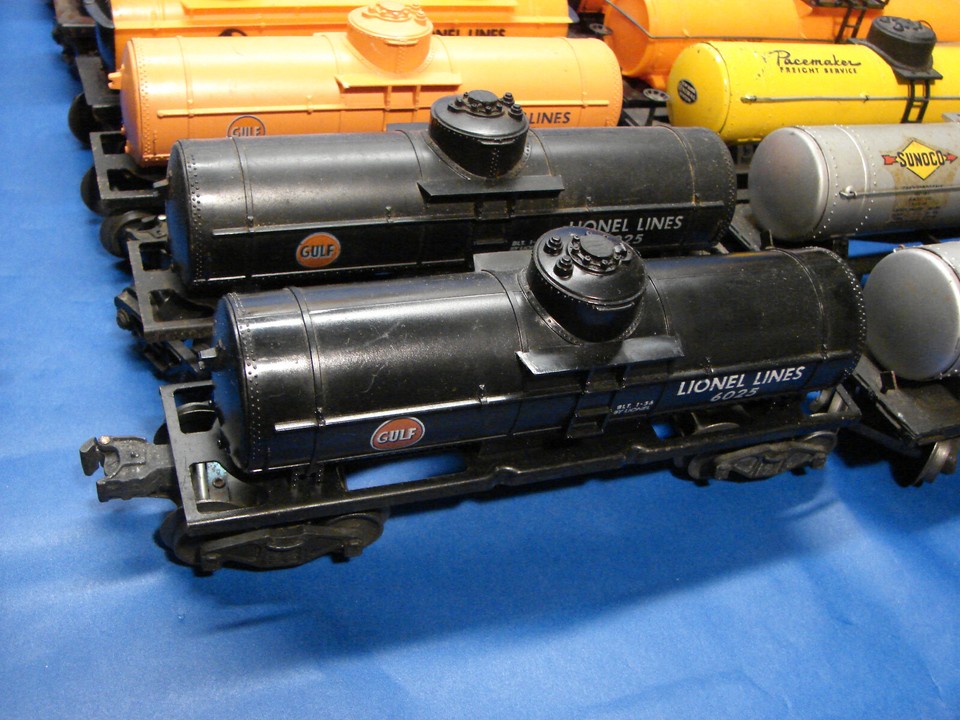 24-Car Estate Sale Lot #6 Postwar Lionel Tank Car Assortment , Train ...