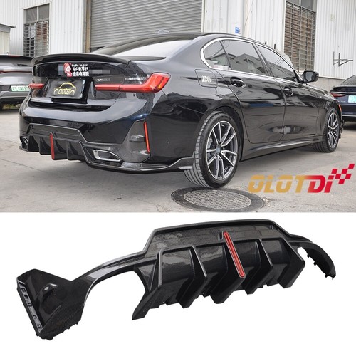 For 23UP BMW 3 Series G20 G21 LCI MT V Style Carbon Fiber Rear Bumpers ...