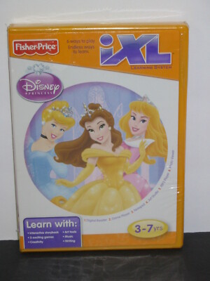 Fisher Price iXL Learning System Disney Princess Video Game Software CD ...