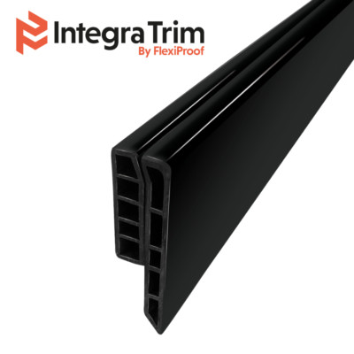 2.5M Flat Roof Gutter Drip Edge Trim Rubber Roofing & Fixings Integra ...