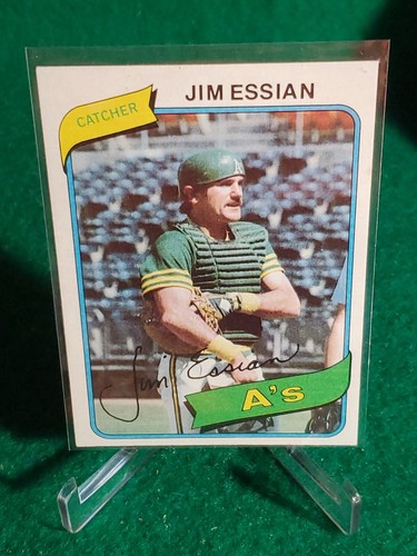 1980 Topps Baseball Jim Essian Oakland Athletics #341 | eBay