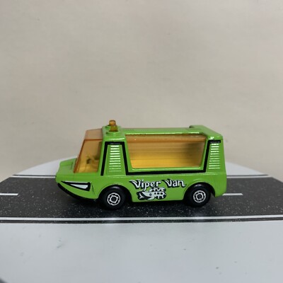 1971 Matchbox Lesney Superfast Green Stretcha Fetcha Viper Van Green ...