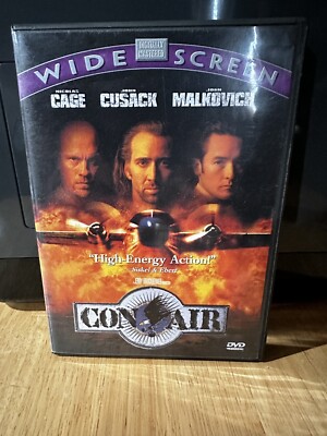 Con Air (DVD, 1995) WS Nicolas Cage, John Cusak, John Malkovich Brand ...