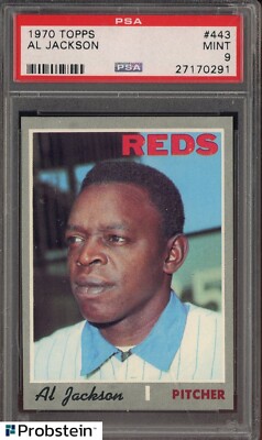 1970 Topps #443 Al Jackson Cincinnati Reds PSA 9 MINT | eBay