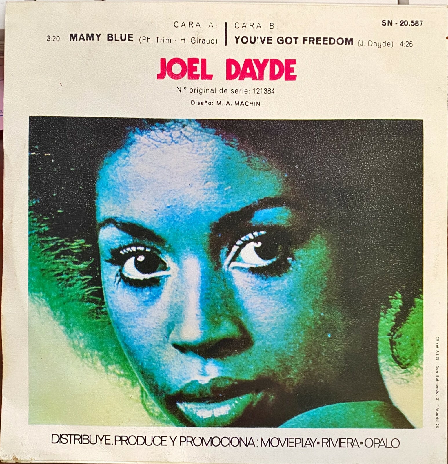 Joel Dayde Mammy Blue Spanish 1971 | eBay