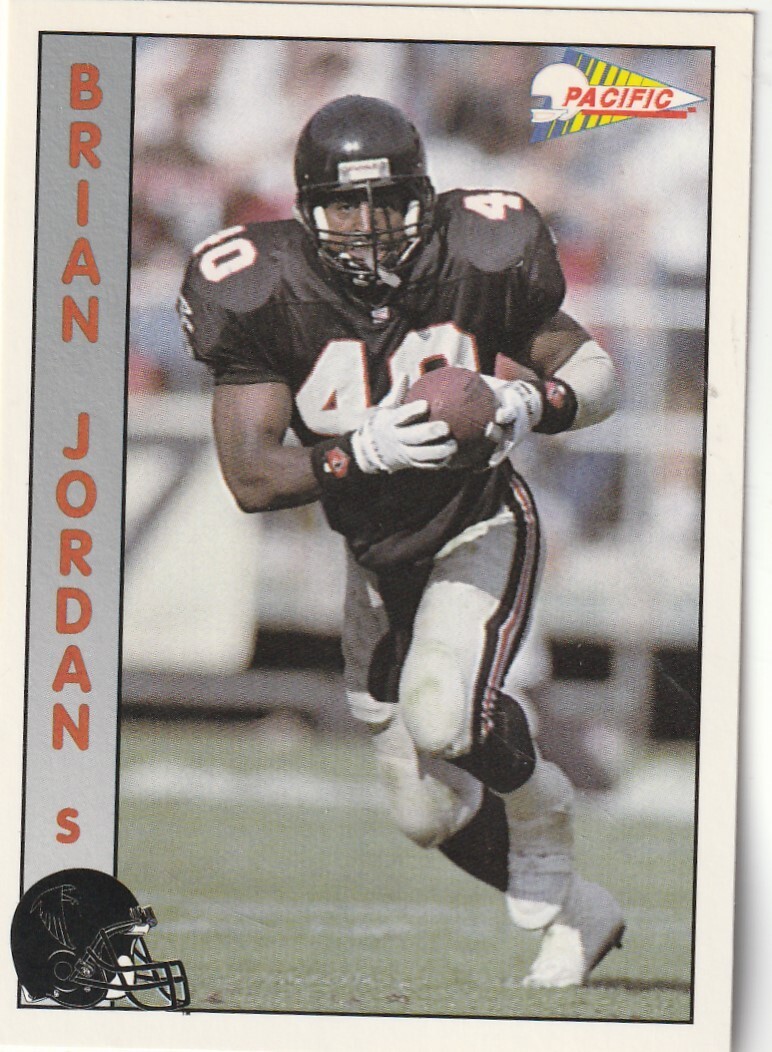 FREE SHIPPING-MINT-1992 Pacific Brian Jordan #335 FALCONS | eBay