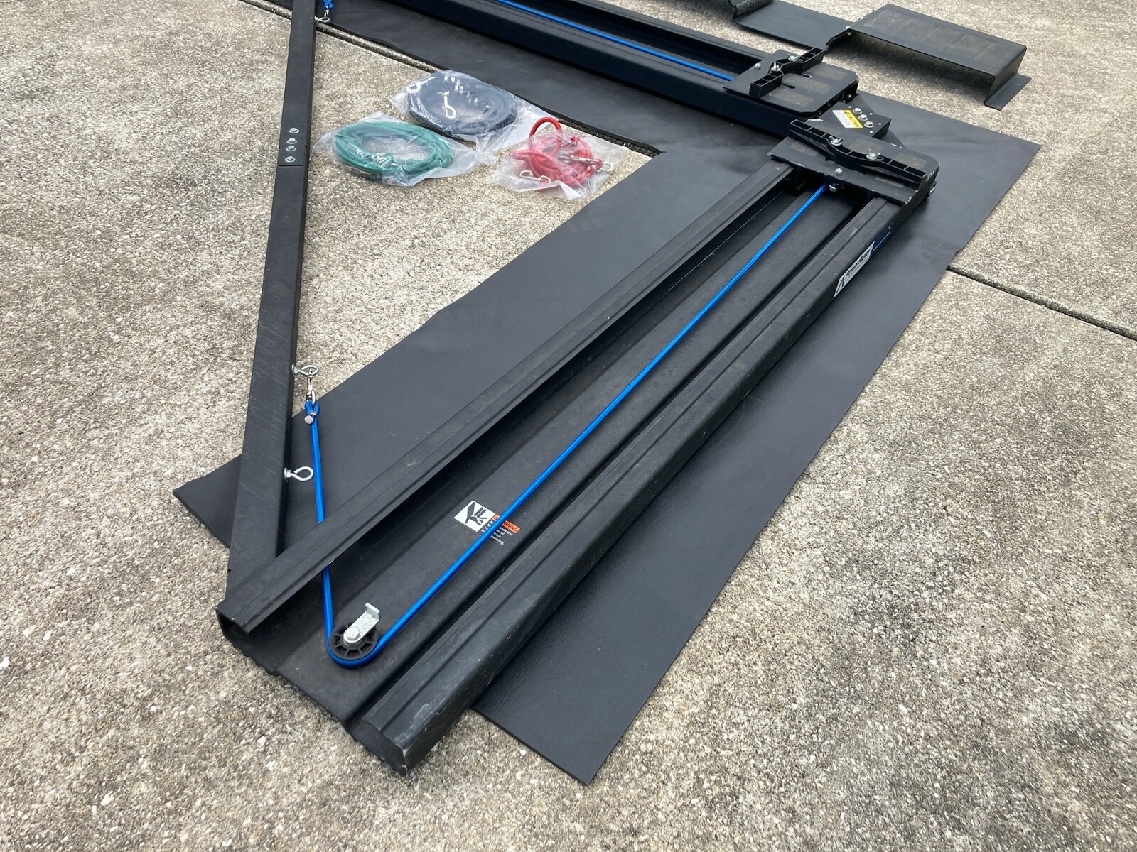 PowerSkater Ice Hockey Dry Land Skating System + Crossunder Attachment ...