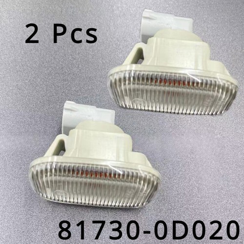 2Pcs Wing Indicators Light Clear For Lexus Toyota Camry Corolla 81730 ...