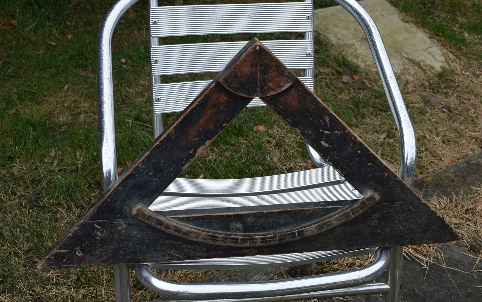 Rare Antique Masons Triangle Wood Workmans Tool 19th Century | eBay