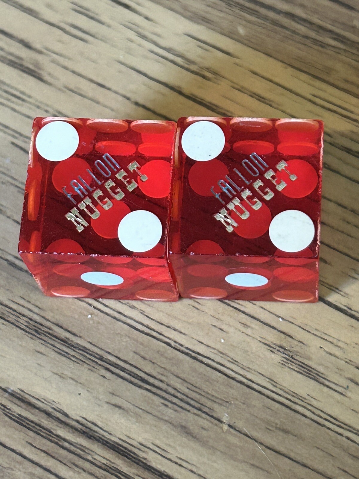 NUGGET FALLON NEVADA CASINO USED PAIR Of DICE .75” Gambling History | eBay
