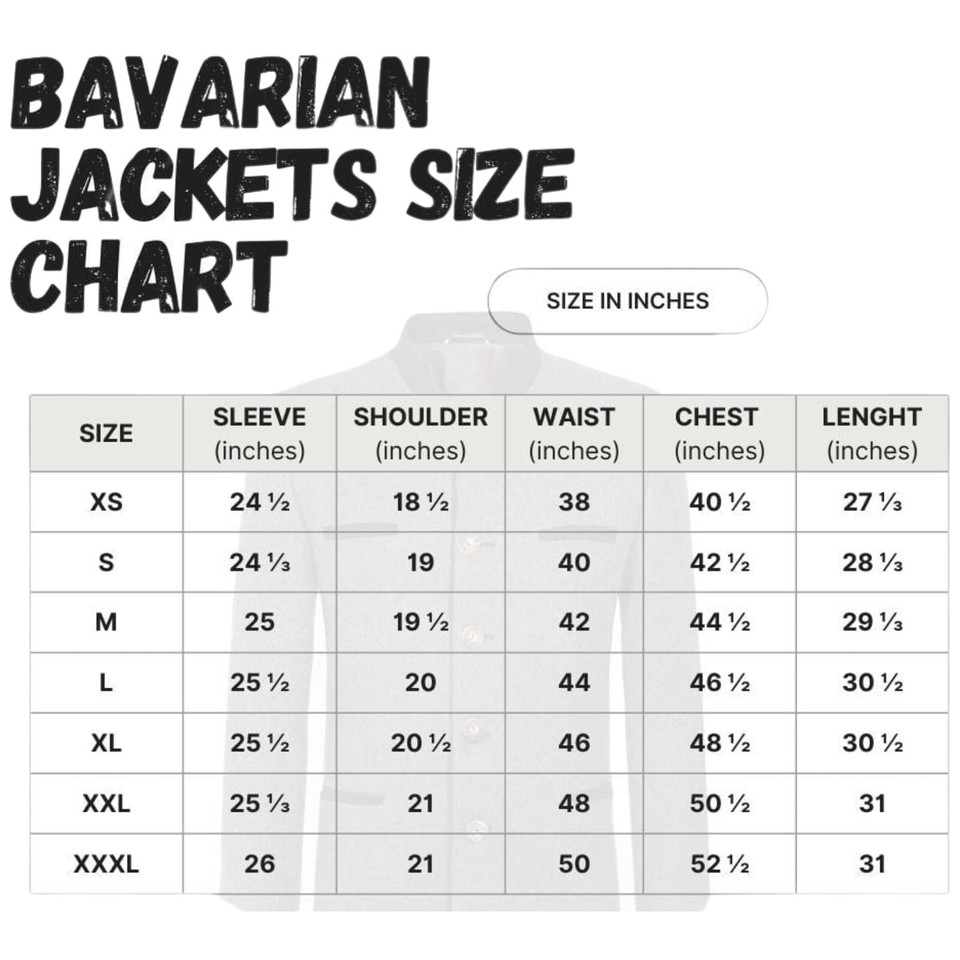 German Bavarian Trachten Jacket Austrian Wool Oktoberfest Lederhosen ...