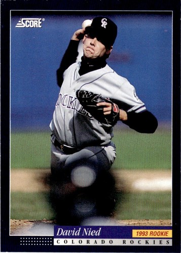 David Nied #528 Colorado Rockies 1994 Score Baseball Card | eBay