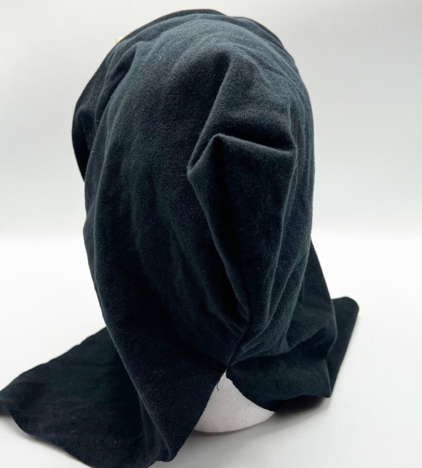 Vintage Devil Hooded Mask Kmart Latex Rubber Red Horns Demon Adult OS ...