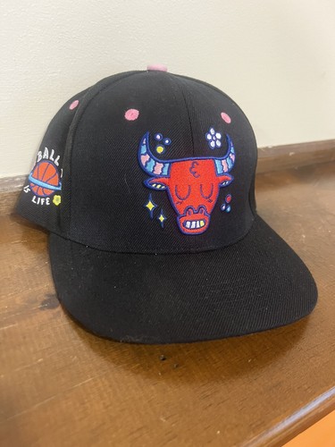 Chicago Bulls Cap BMO Artist Hat Series Blake Jones Snapback Melonwear ...