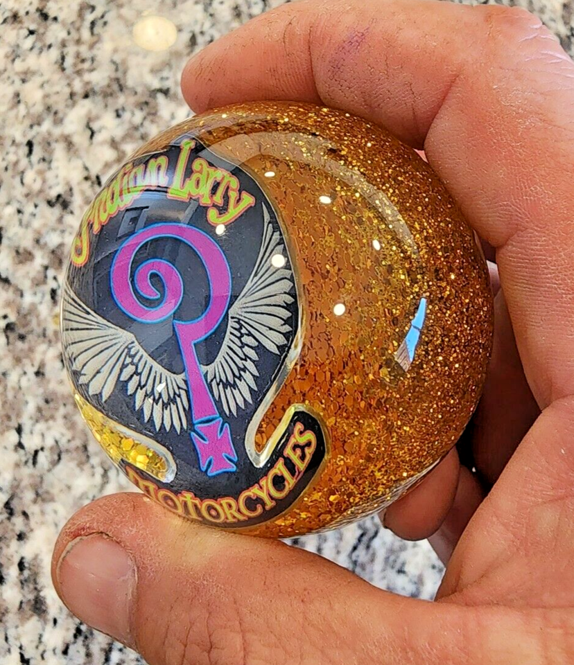 Indian Larry Custom Glitter Shift Knob Hot Rod, Rat Rod, Mooneyes rat ...