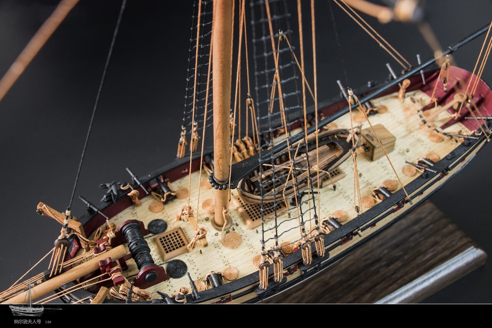 HMS Lady Nelson/ Tula 1830 Scale 1:64 530mm 20.8" Wood Ship Model Kit ...