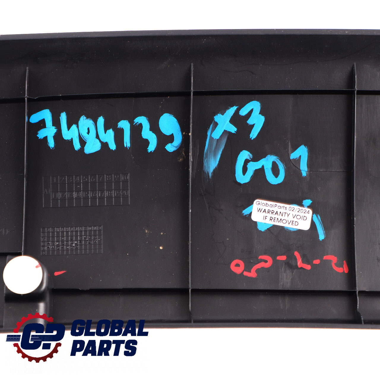 BMW X3 G01 Trunk Lid Upper Panel Roof Trim Panel Covering Black 7484139 ...