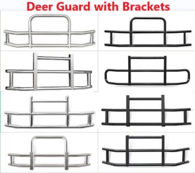 For Freightliner Cascadia 2018-2023 Front Deer Guard+Brackets Heavy ...