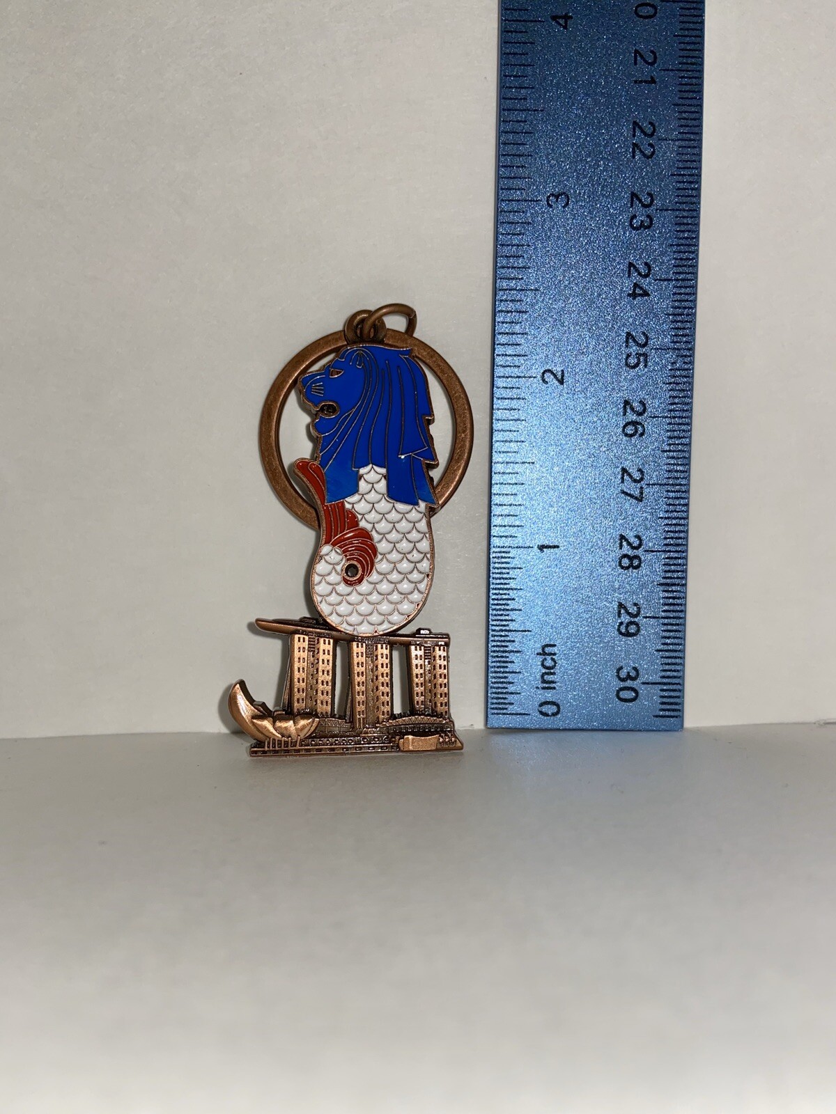 Vintage Singapore Merlion Metal Keychain | eBay