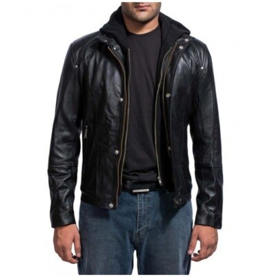 Brick Mansions Damien Collier Leather Jacket Worn by Paul Walker | eBay