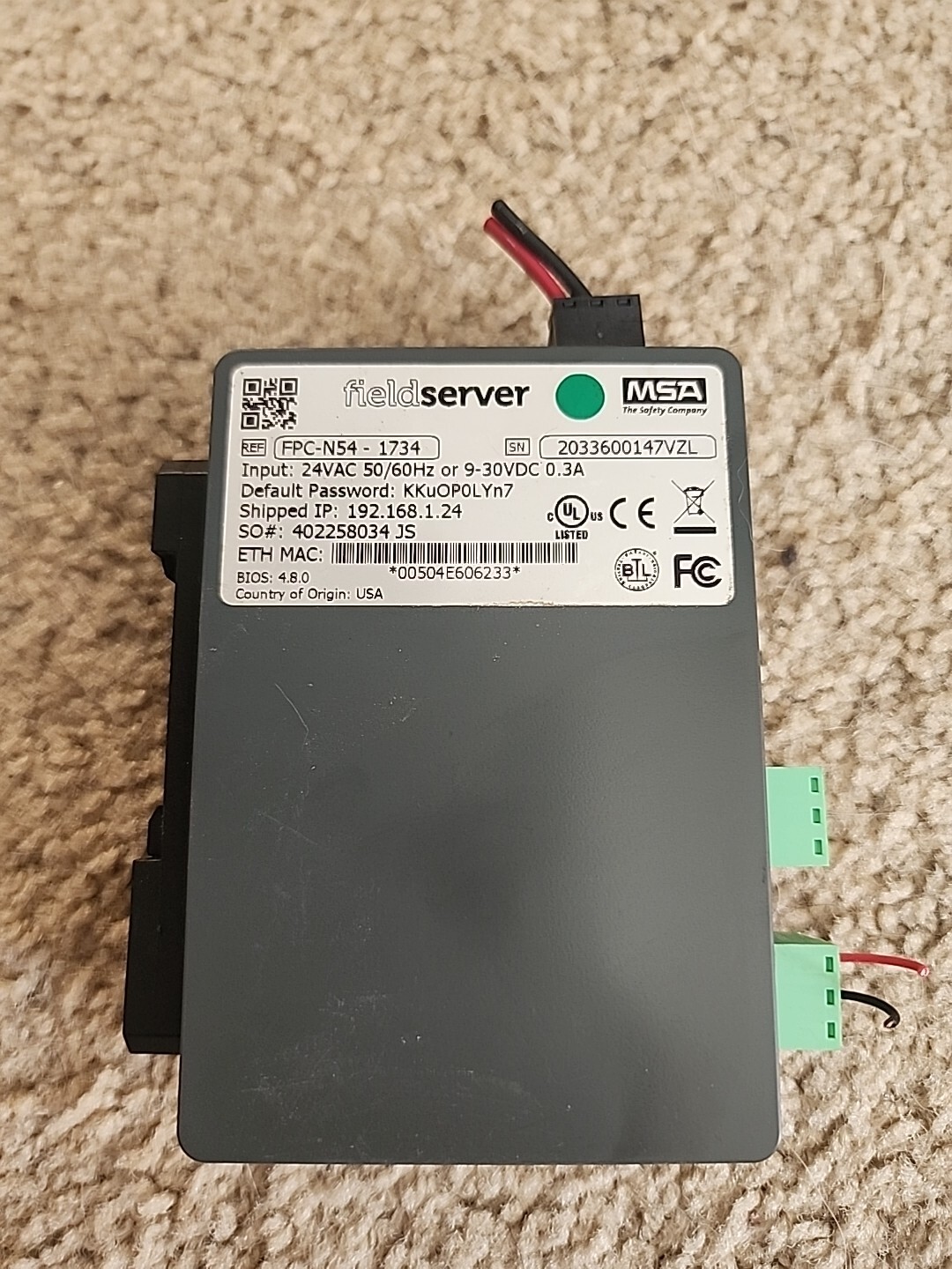 Fieldserver Fpc-n54-1734 | eBay
