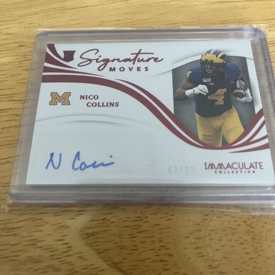 Nico Collin’s Signature Moves Immaculate 03/25 Autograph | eBay