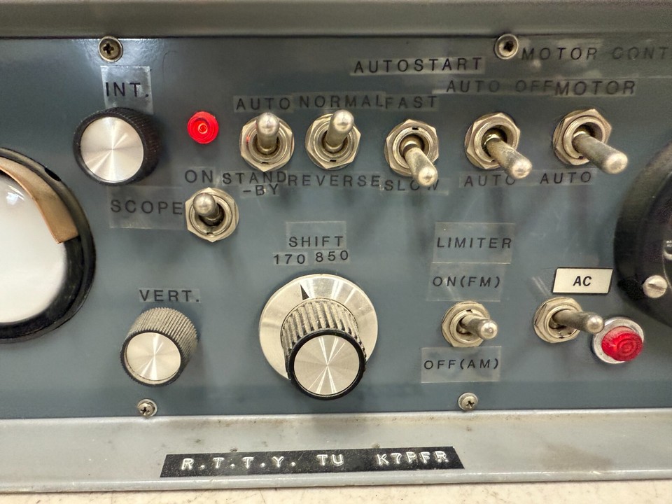 Vintage Homebrew? RTTY TU KTPPR Ham Radio Teletype Equipment Unit | eBay