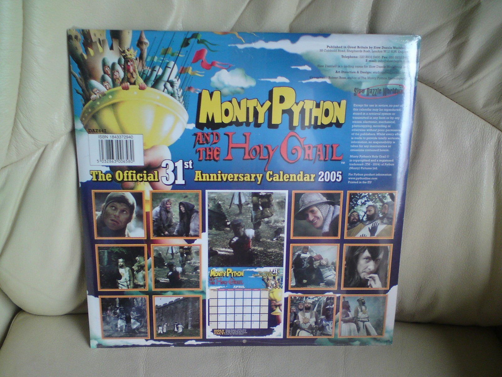 MONTY PYTHON AND THE HOLY GRAIL OFFICIAL CALENDAR 2005,NEW/SEALED ...