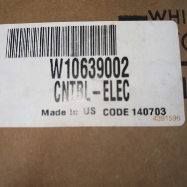 OEM Factory Whirlpool Refrigerator Control Board W10639002 W10639001 ...