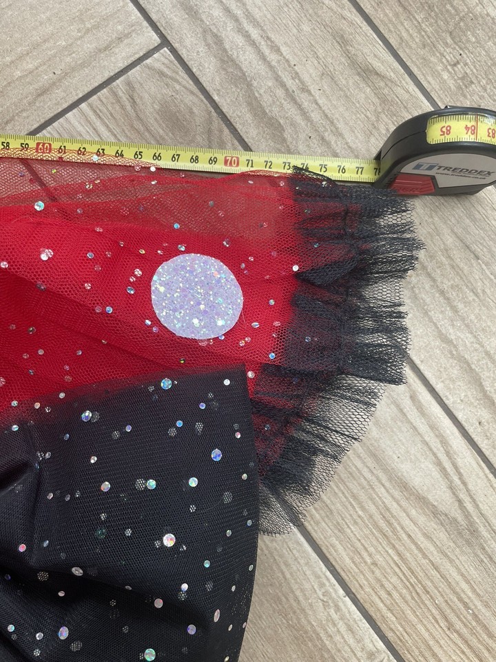 Disney Handmade Unofficial Fancy Dress Minnie Mouse Sparkly Polka Dot ...