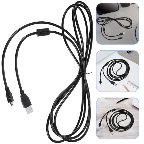 Mini USB Adapter USB To 5 Pin Mini USB Cable 3-meter Data Charging Cord ...