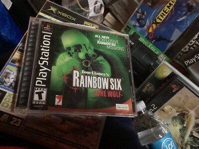Rainbow Six Lone Wolf Playstation PS1 Video Game Complete Black Label ...