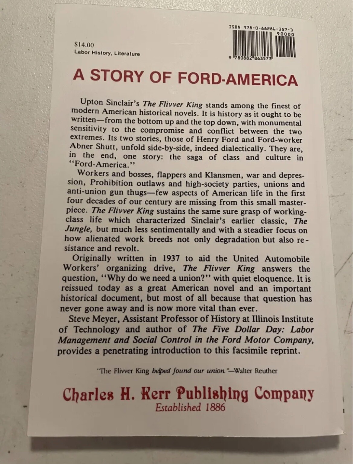 The Flivver King : A Story of Ford-America by Upton Sinclair and ...