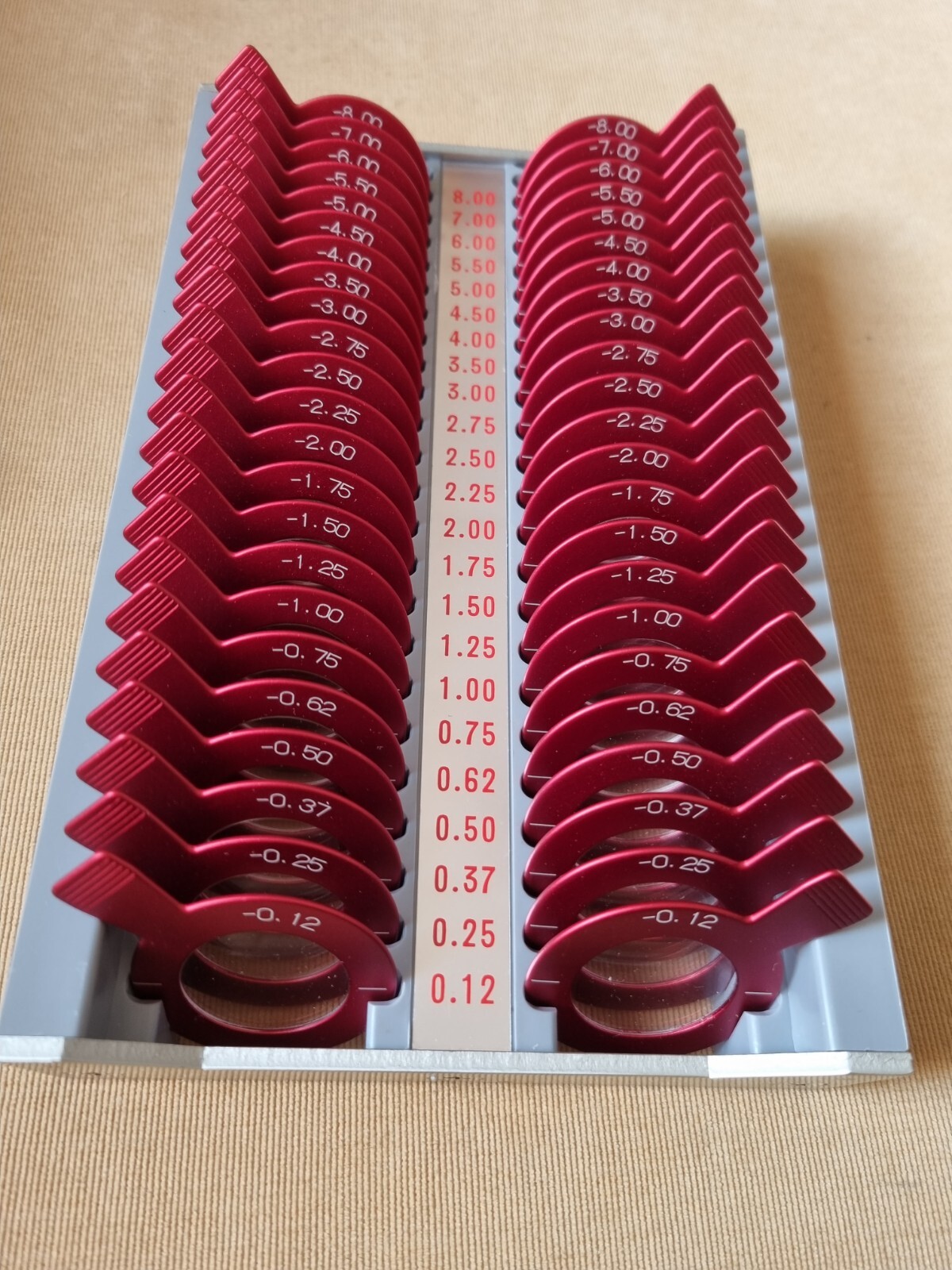 Marco Ophthalmic trial lens set 46 Pieces (-)cyl Cylinder- Lenses | eBay