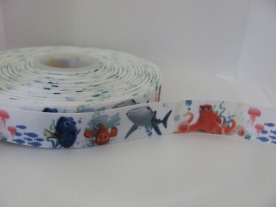 Disney Style Fish Nemo 7/8 inch Grosgrain Ribbon | eBay