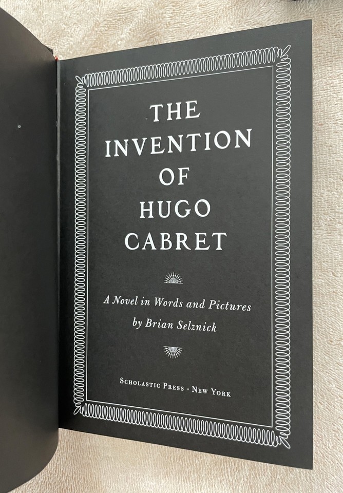 2 Books Brian Selznick - Invention of Hugo Cabret + Wonder Struck ...