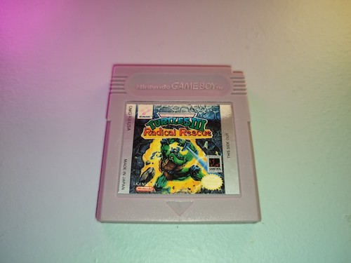ORIGINAL Teenage Mutant Ninja Turtles III Radical Rescue Nintendo ...