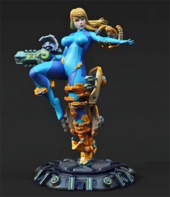 1/24 resin figures model kit Science Fiction Robot Girl Unassembled ...