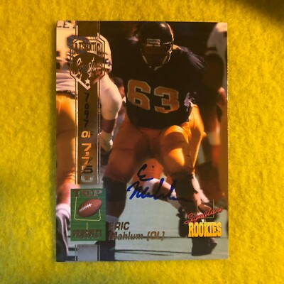 KEITH LYLE 1994 SIGNATURE ROOKIES AUTOGRAPHED NFL FOOTBALL CARD 32 | eBay