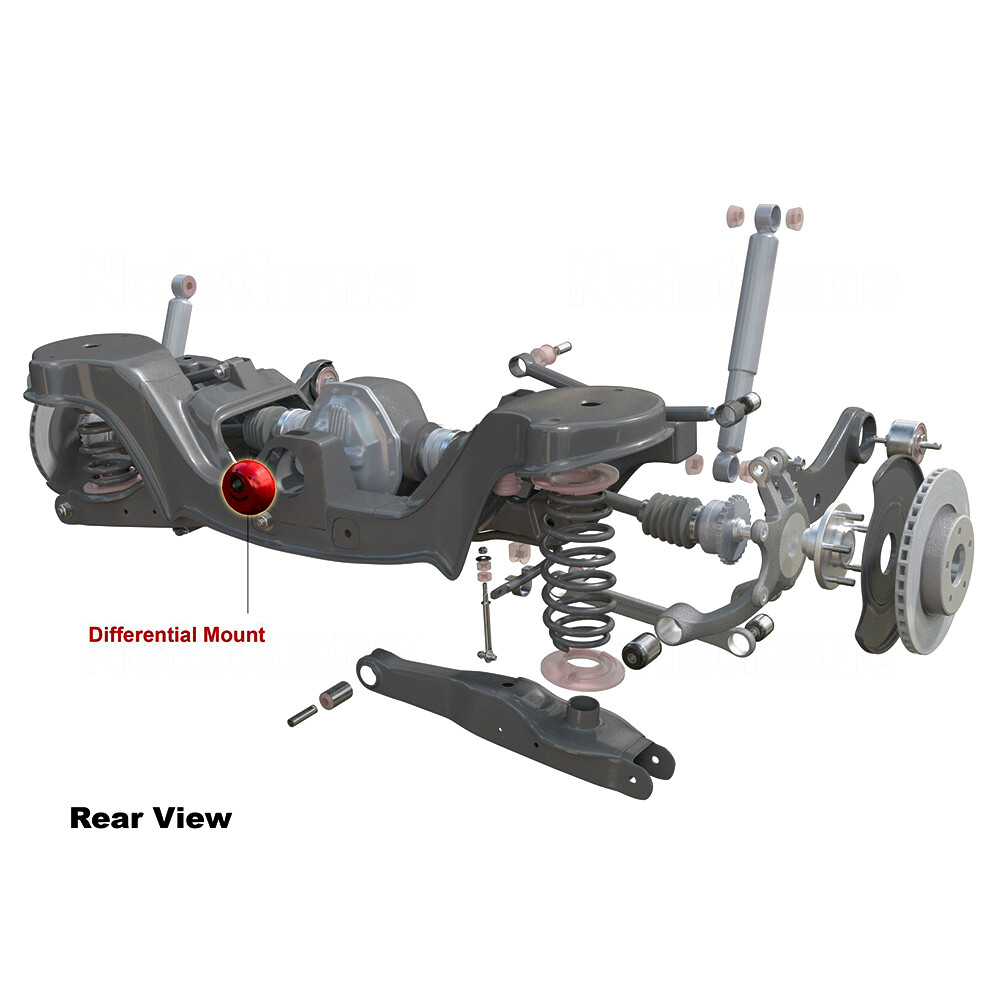 Differential Mount Rear Centre Bushing Nolathane for Ford Falcon BA BF ...