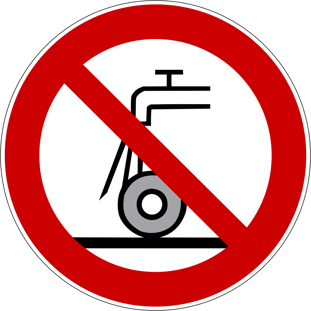 Aufkleber Verbotszeichen Schild Verbot Zeichen DIN 4844-2 ISO 7010 | eBay