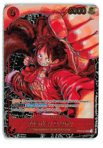 Monkey D. Luffy ST01-012 SR One Piece TCG NM ENGLISH | eBay