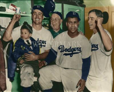 DG198 1950 Brooklyn Dodgers Duke Snider - Roy 8x10 11x14 16x20 ...