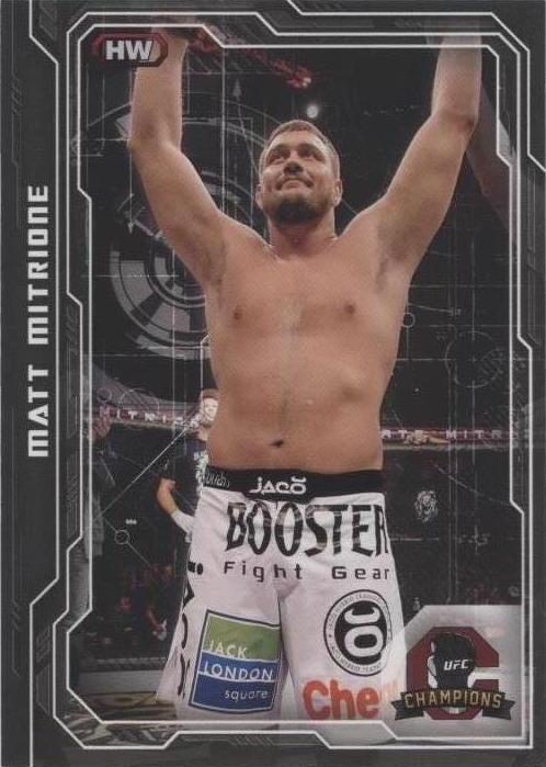 2014 Topps UFC Champions - Matt Mitrione #68 Black /188 for sale online ...