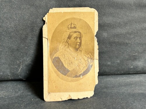 RARE OLD VINTAGE QUEEN VICTORIA PORTRAIT LITHOGRAPH B/W PHOTO ...