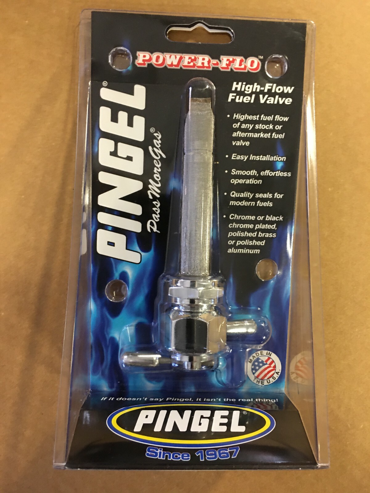 Big Dog Motorcycles OEM PINGEL Petcock Fuel Valve CHROME All 2000-2011 ...