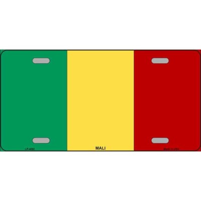 Mali Flag License Plate Metal Sign Plaque Art Car Truck Wall Home Decor ...