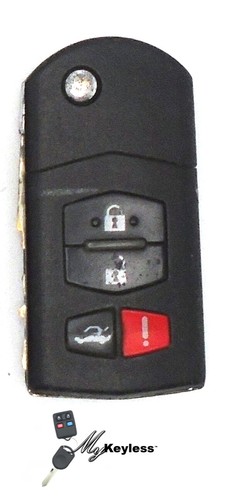 Used Factory OEM Mazda RX-8 4 Button Keyless Entry Flip Remote ...