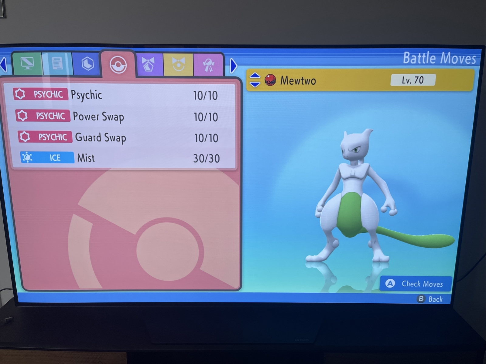 shiny mewtwo pokemon brilliant diamond & shining pearl max IV | eBay UK