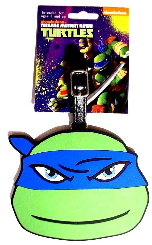 Teenage Mutant Ninja Turtles Luggage Bag Tag Leo Leonardo TMNT Travel ...